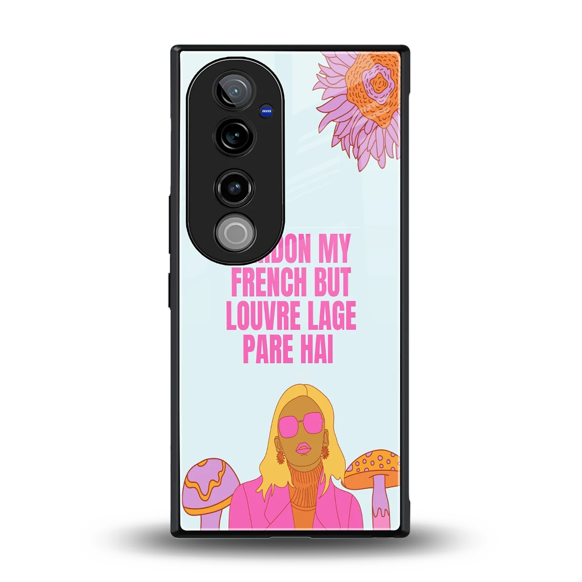 Louvre Lage Pade Hai Phone Case for Vivo V40 Pro | Glass Case – Boujee