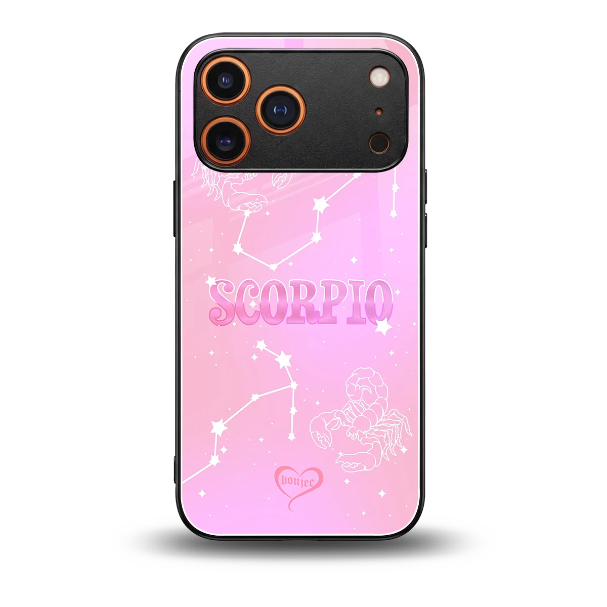 Scorpio Aura Phone Case for Iphone 17 Pro Max | Glass Case – Boujee