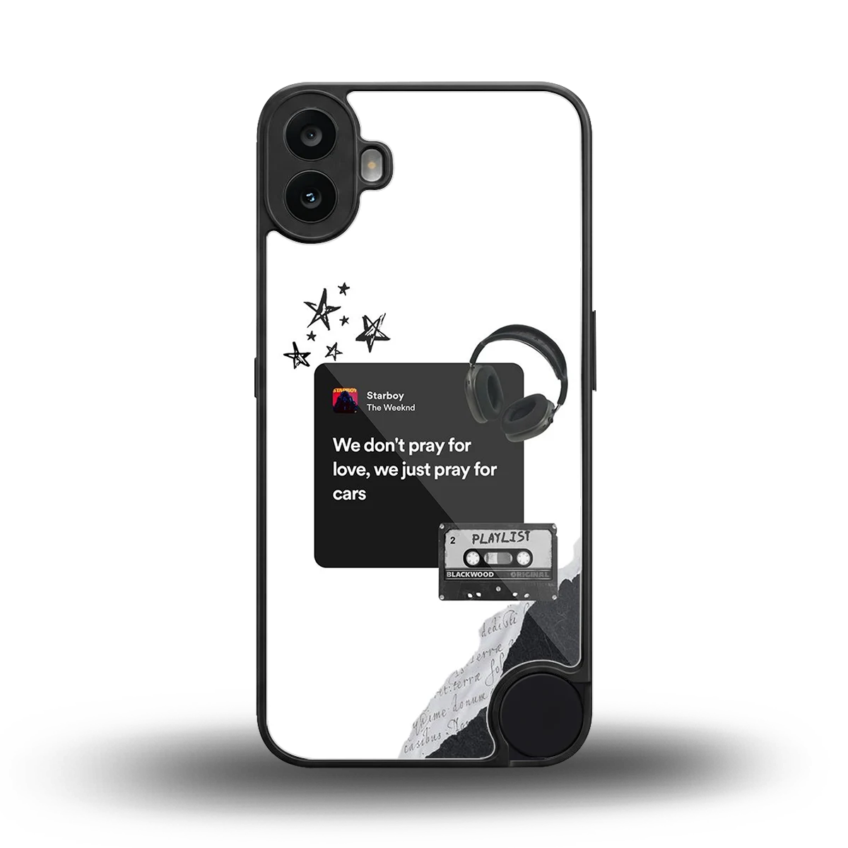 Weeknd Starboy Phone Case for CMF Nothing Phone 1 | Glass Case – Boujee