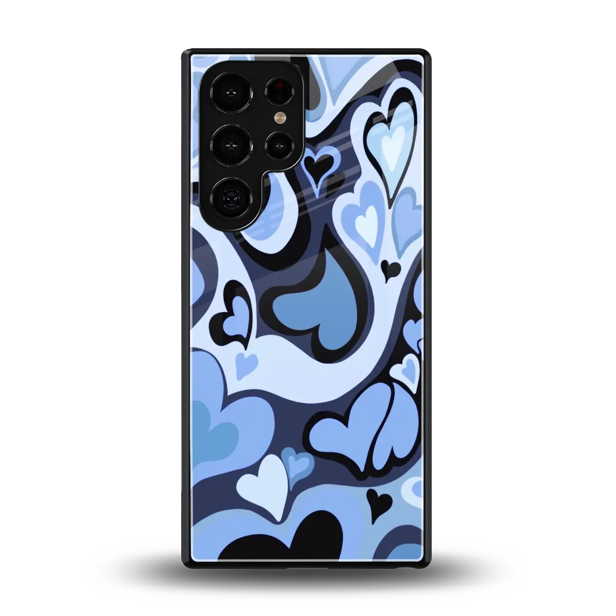 Y2K Blue Meltdown Hearts Phone Case for Samsung Galaxy S25 Ultra ...