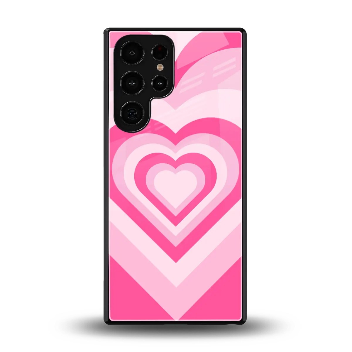 Y2K Flamingo Hearts Phone Case for Samsung Galaxy S25 Ultra | Glass ...