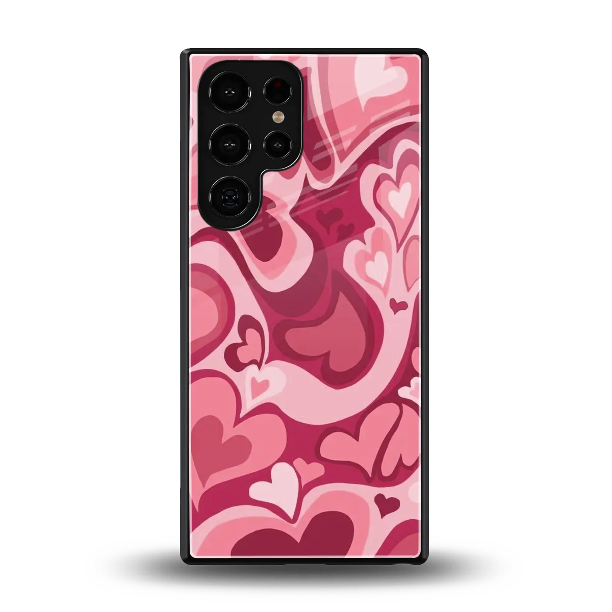Y2K Pink Meltdown Hearts Phone Case for Samsung Galaxy S25 Ultra ...
