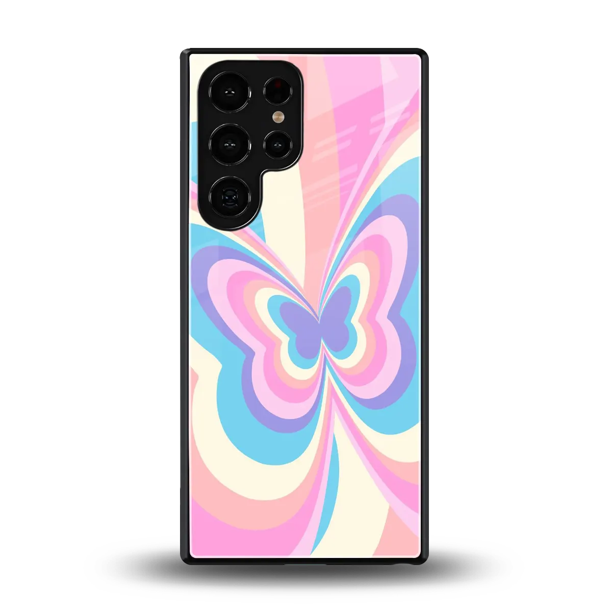 Y2K Vibrant Butterfly Phone Case for Samsung Galaxy S25 Ultra | Glass ...