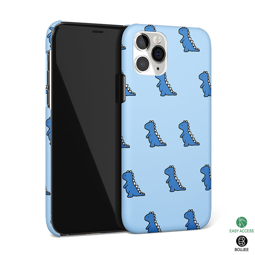 Dino Blue Phone Cover | Matte Case – Boujee